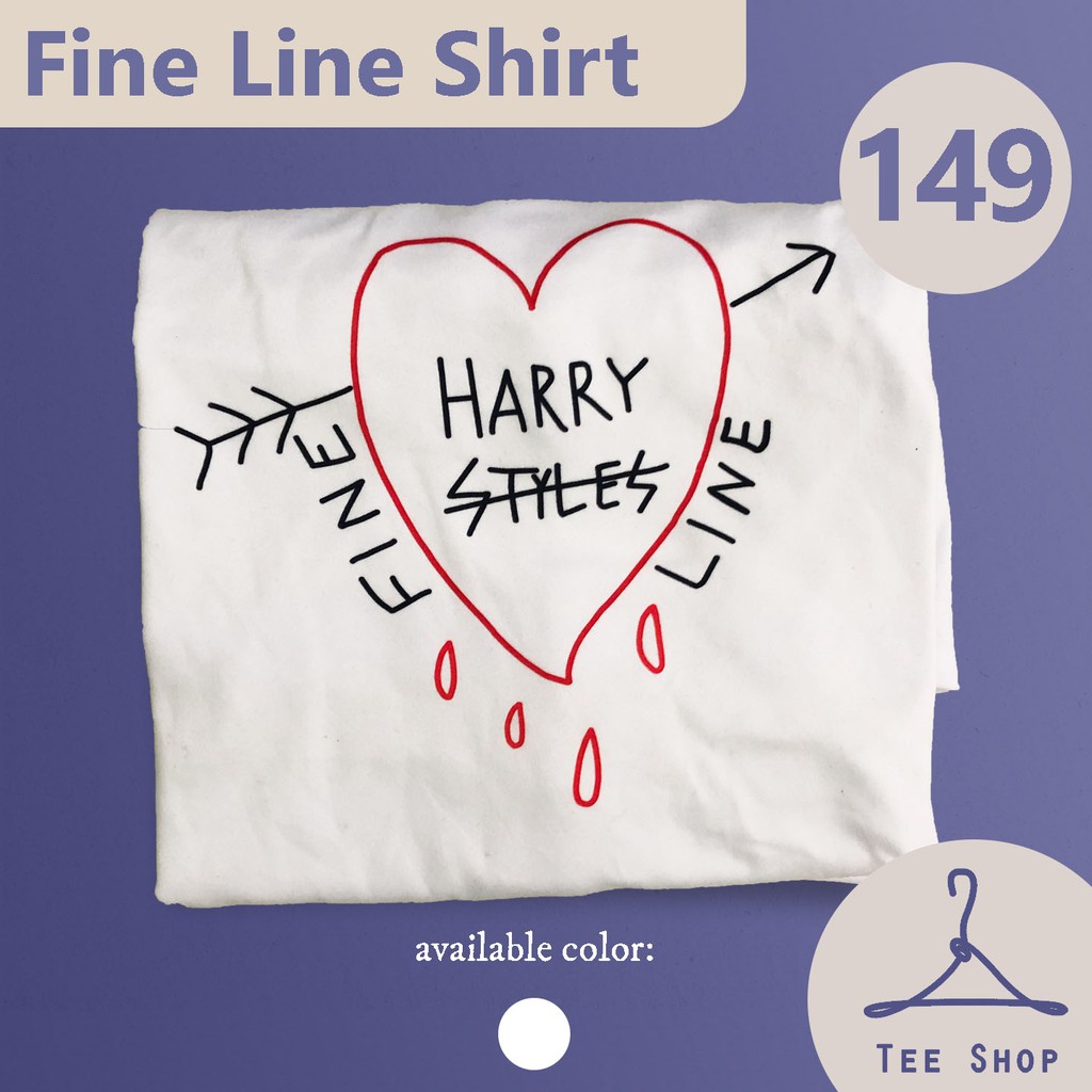 Harry Styles Fine Line Shirt Sublimation Printing Process | Shopee ...