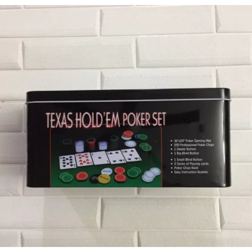 COMPLETE Poker Set with Chips and Card Deck | Shopee Philippines