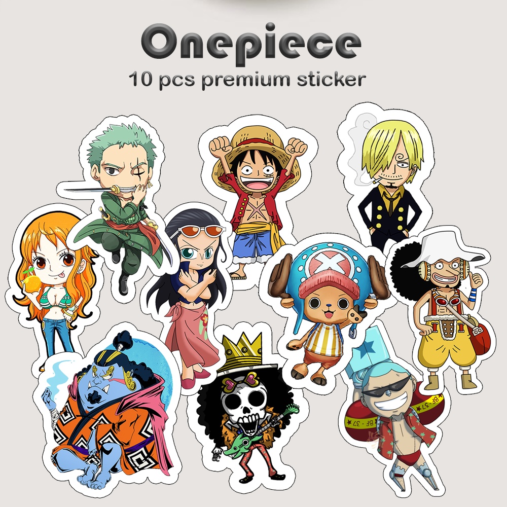 Sticker Sticker Casing Case HP Laptop Anime One Piece Waterproof Luffy ...