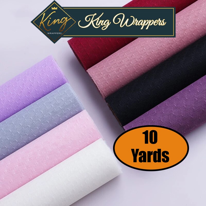 Wrapping Mesh Dotted Yarn Design Flower Bouquet Wrapping Mesh Floral ...