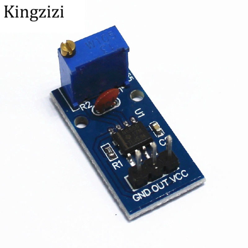 NE555 Pulse Generator Module Frequency Adjustable Single Channel Duty ...