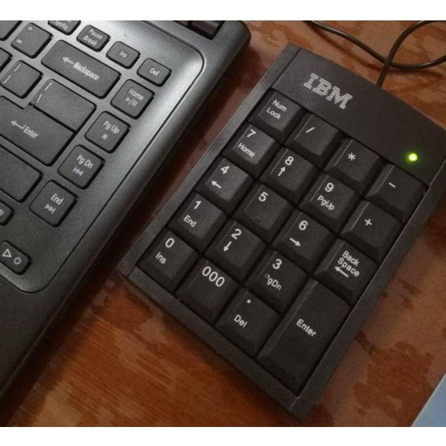 GATE GATE IBM 19key USB Mini Numeric Keypad For Laptop Pc Desktop Portable Keyboard | Shopee ...