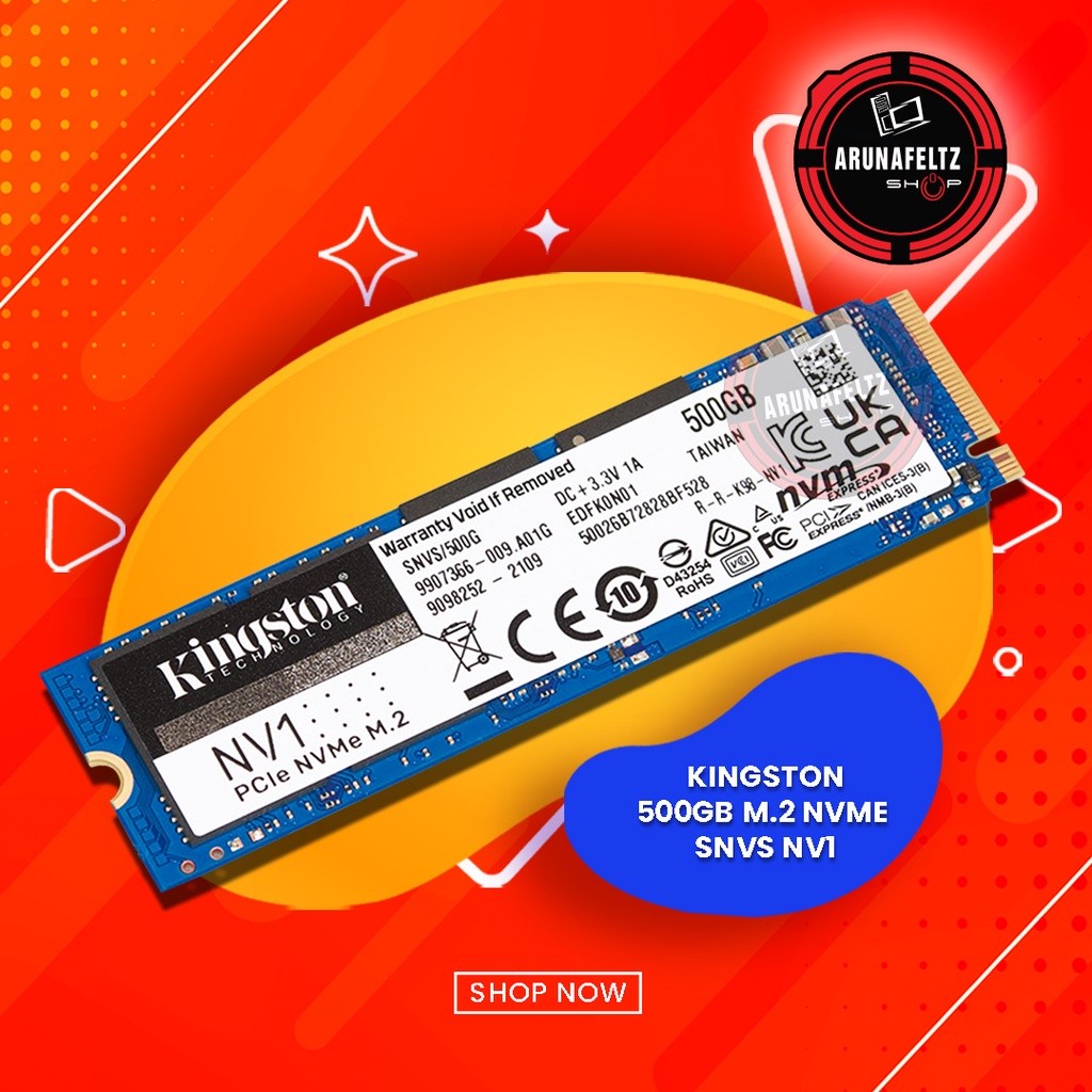 KINGSTON 500GB M.2 NVME SNVS NV1 SSD | Shopee Philippines