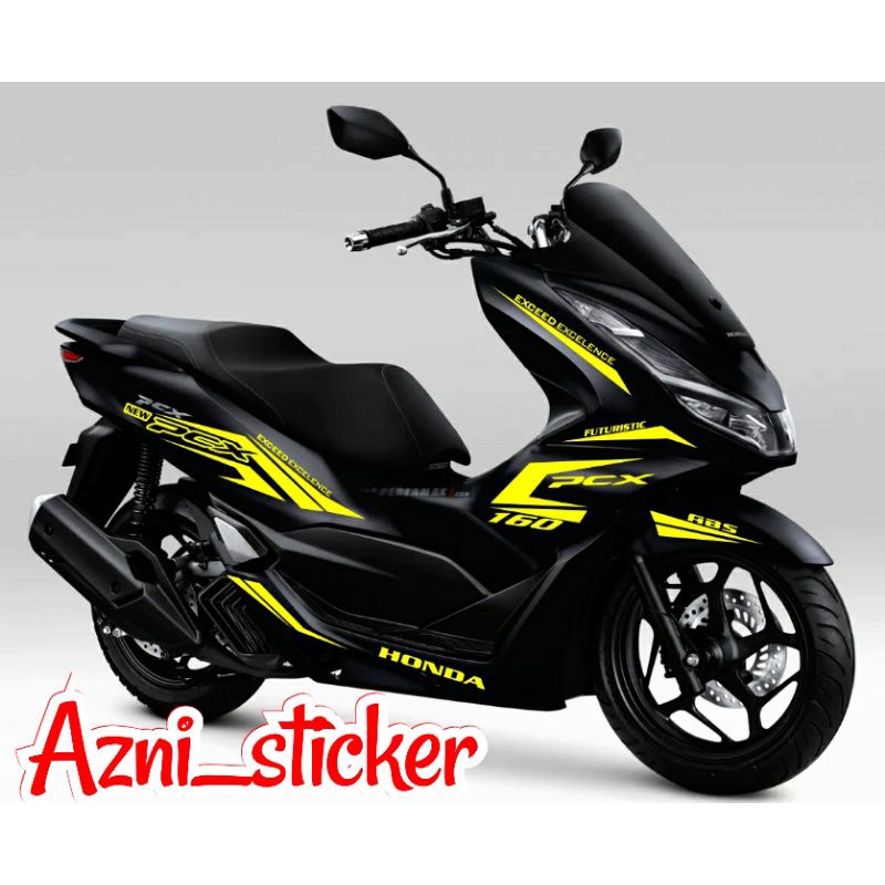 Striping pcx 160, sticker cutting list Body honda pcx 160 sticker ...
