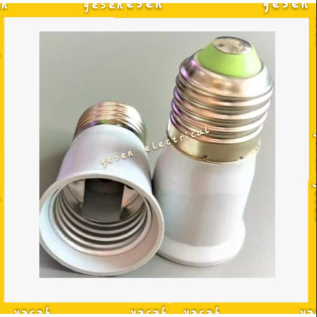Lamp Holder E27 TO E27 Screw Lamp Holder/Extender | Shopee Philippines