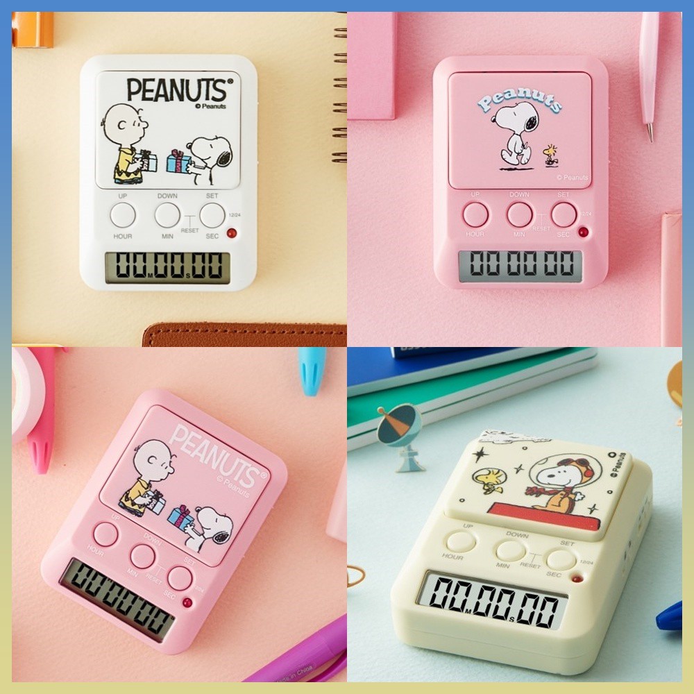 [DRETEC] Snoopy Peanuts D-Day /Timer/Stop Watch/Mini Clock, T 580 Study ...