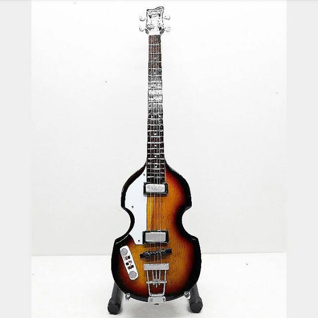 Miniature bass Guitar the beatles | Shopee Philippines