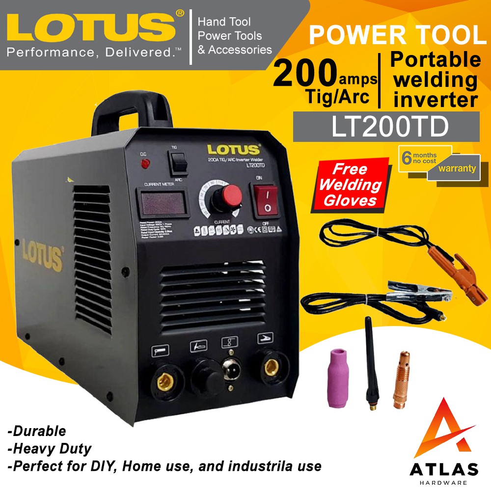 Lotus Welding Inverter 200A TIG/ARC LT200TD | Shopee Philippines