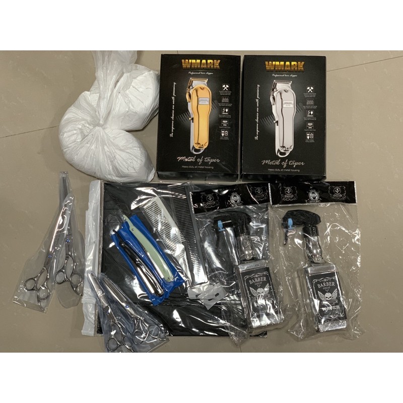 BARBER PACKAGE SET TOOLS AND SUPPLIES STARTER KIT | Shopee Philippines