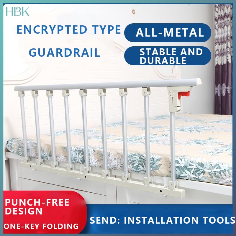 Fall Protection Railing Bedside Fence Aluminum Alloy1.8M Big Bed ...