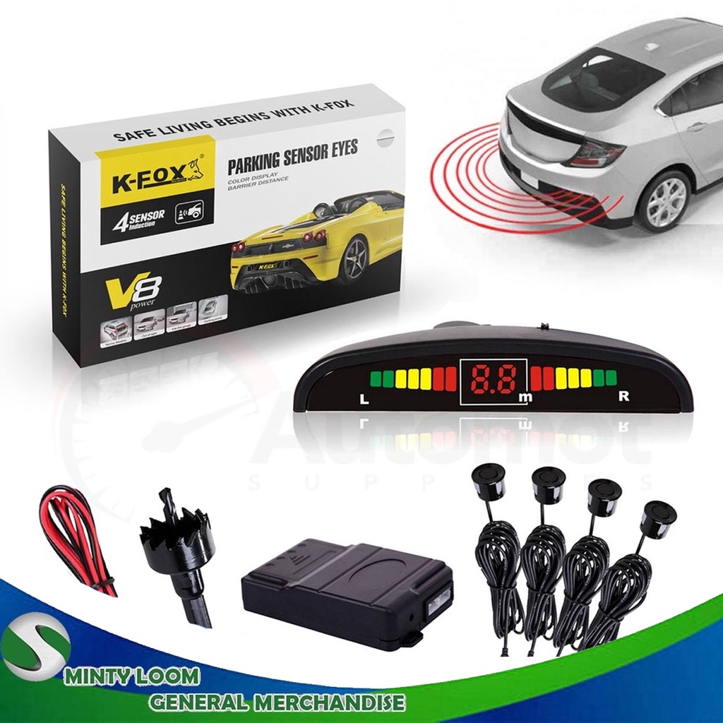 High Quality Parking Sensor with 4 Reverse Backup Car Sensors (KFOX ...