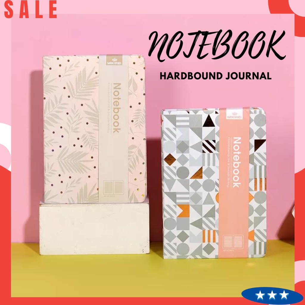 A5 High Quality Paper A5 Pink Gold Regular Hardbound Notebook Journal ...
