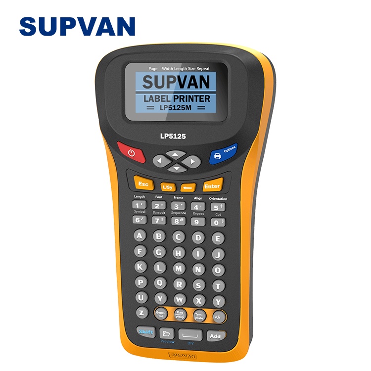 SUPVAN LP5125M Labeling Machine Thermal Transfer Sticker Label Maker ...