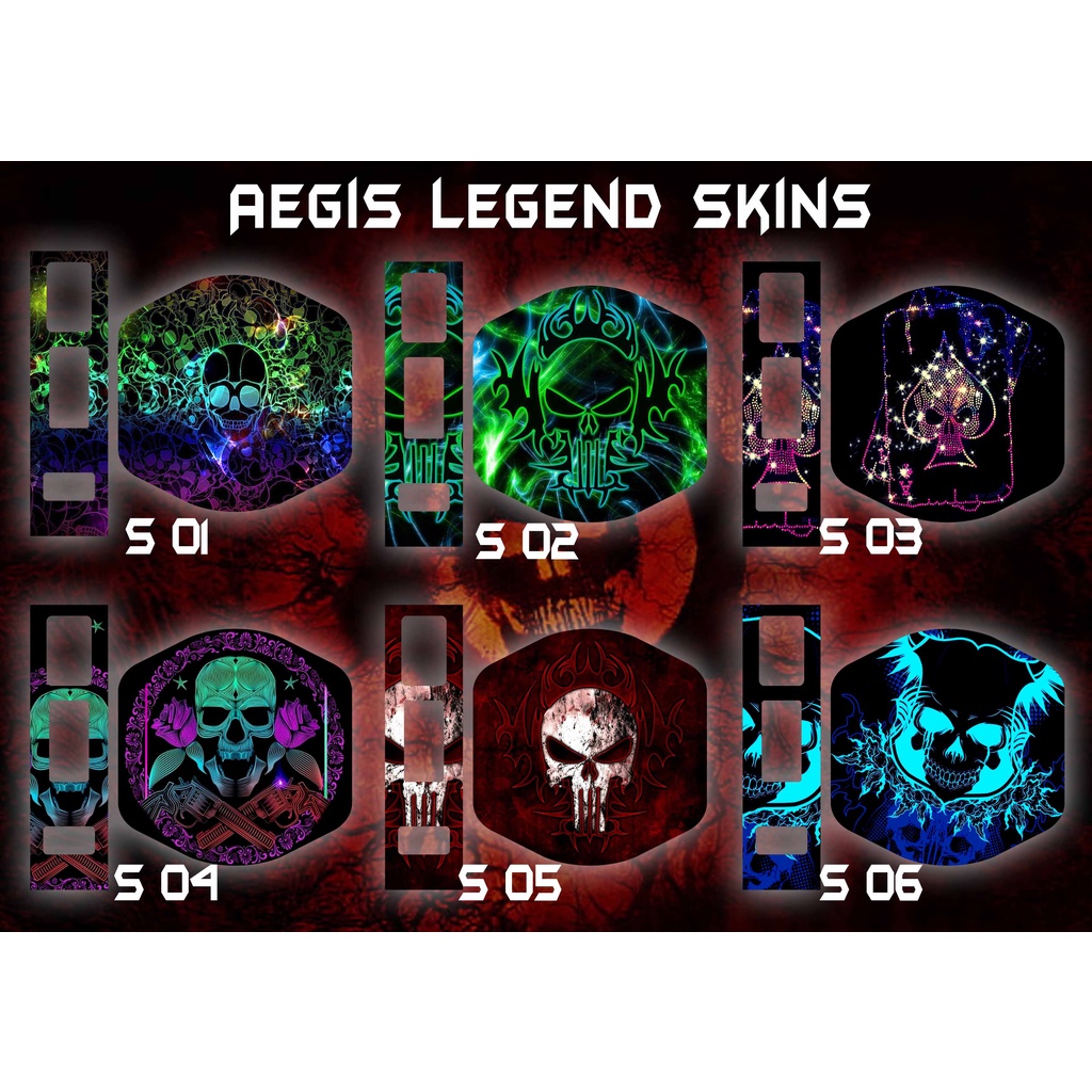 Sticker cover for Legend 1 & 2 Skins skll design | High Quality Vinyl ...