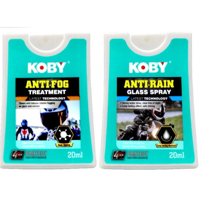 KOBY Anti-Fog Treatment KOBY Anti-Rain Glass Spray | Shopee Philippines