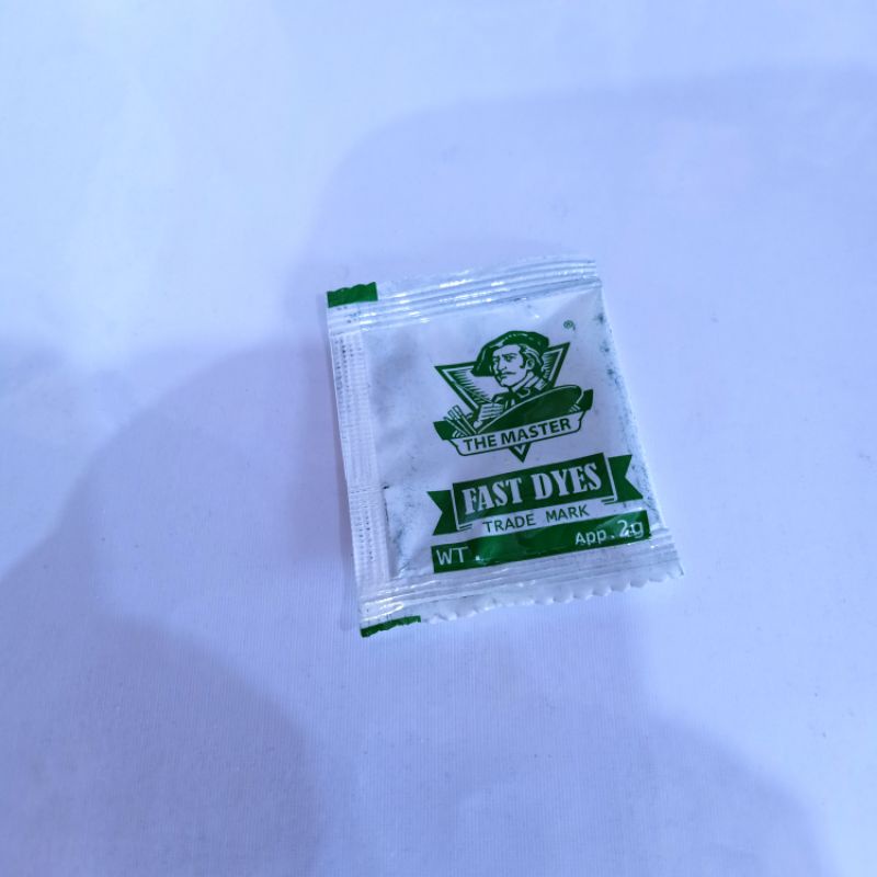 DYE (The Master Fast Dye) 5 sachet in one pack approx 2g | Shopee ...