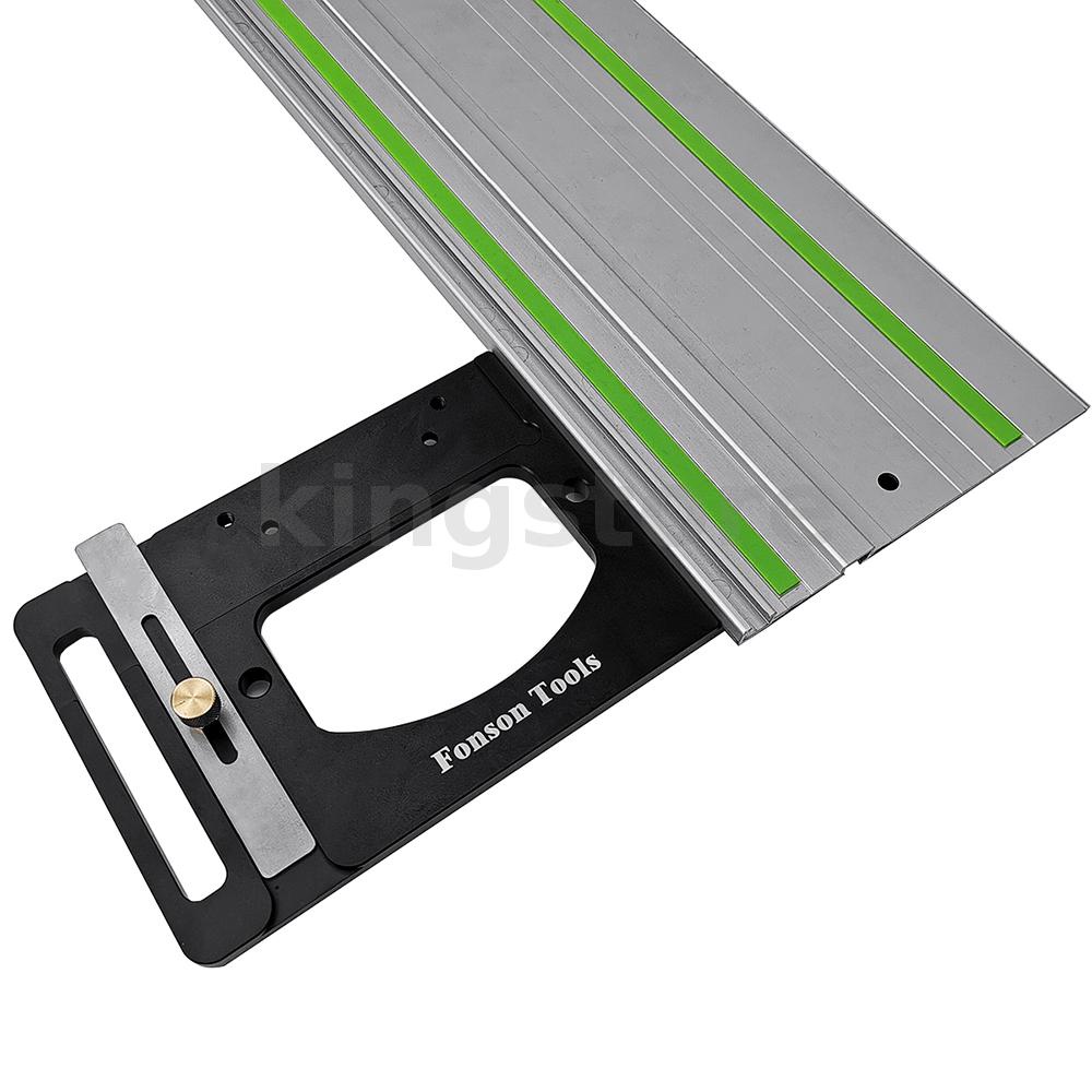 Fonson Aluminum Alloy Track Saw Square Guide Rail Square Woodworking 90 ...