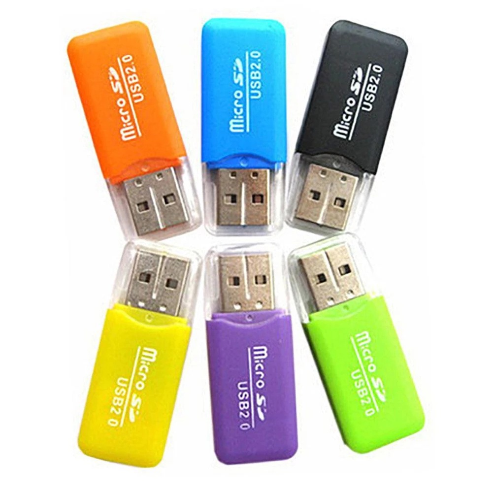 USB 2.0 Flash Drive TF Micro Memory Card Reader Adapter Security High ...