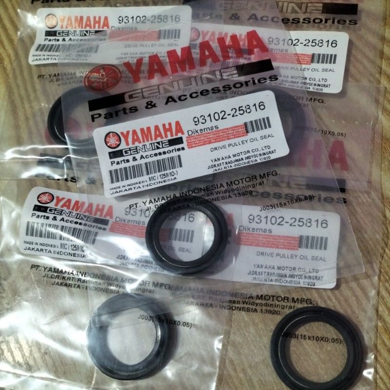 Oil Seal Pulley Side YAMAHA Mio i 125 (93102-25816)Nmax(39802) | Shopee ...