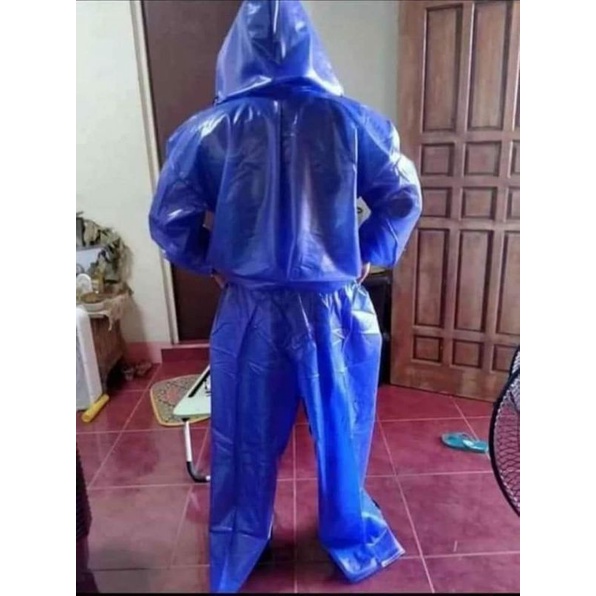 blue raincoat kapote | Shopee Philippines