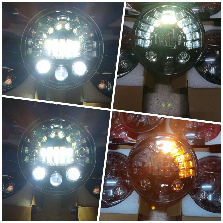 Daymaker Headlights Variations Motorcycle Custom Model Spider 3 In 1 ...