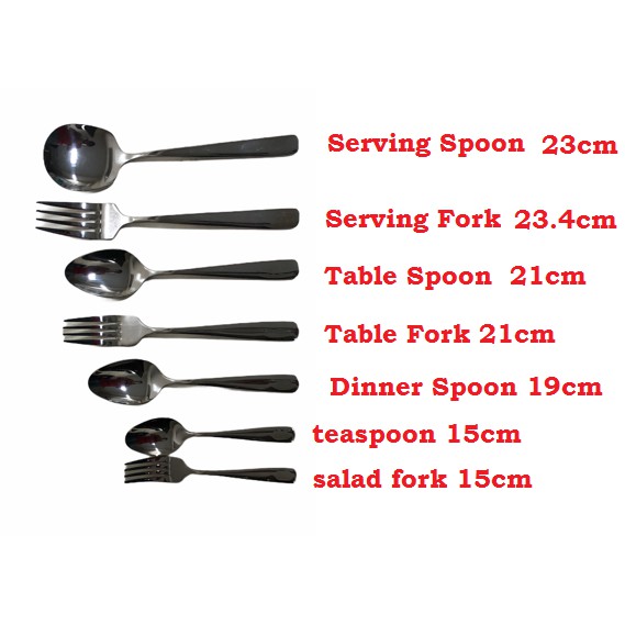 Home+ Stainless Steel Cutlery (spoon, serving, teaspoon) | Shopee ...