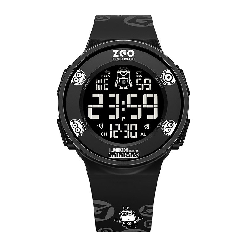 ZGO Little Yellow Man Co-Branded Watch Male Trendy Children Youth ...