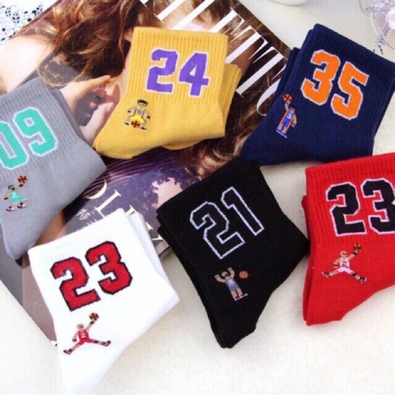 Nba • number-iconic socks • [B1] | Shopee Philippines