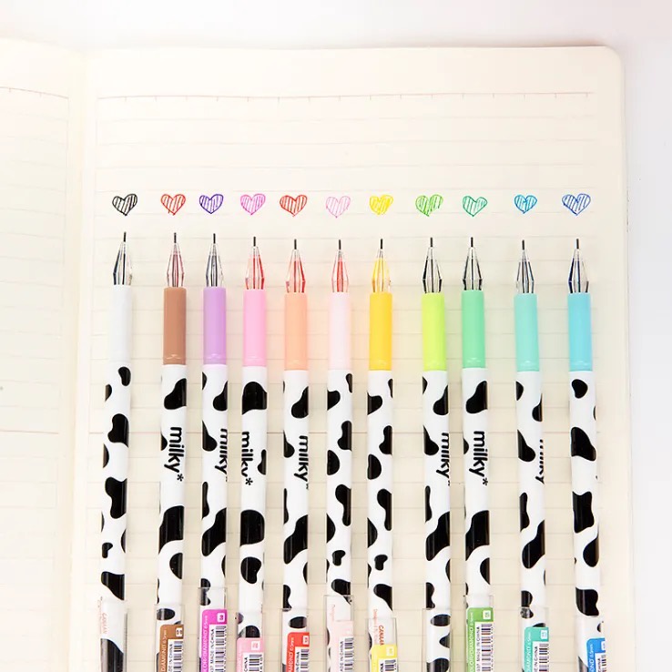 12 Colors Pens Stationery School Supplies | Shopee Philippines