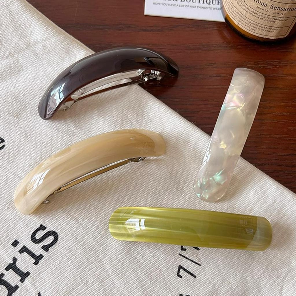 1 Piece French Pastoral Style Simple Spring Acetate Hair Clip Classy ...