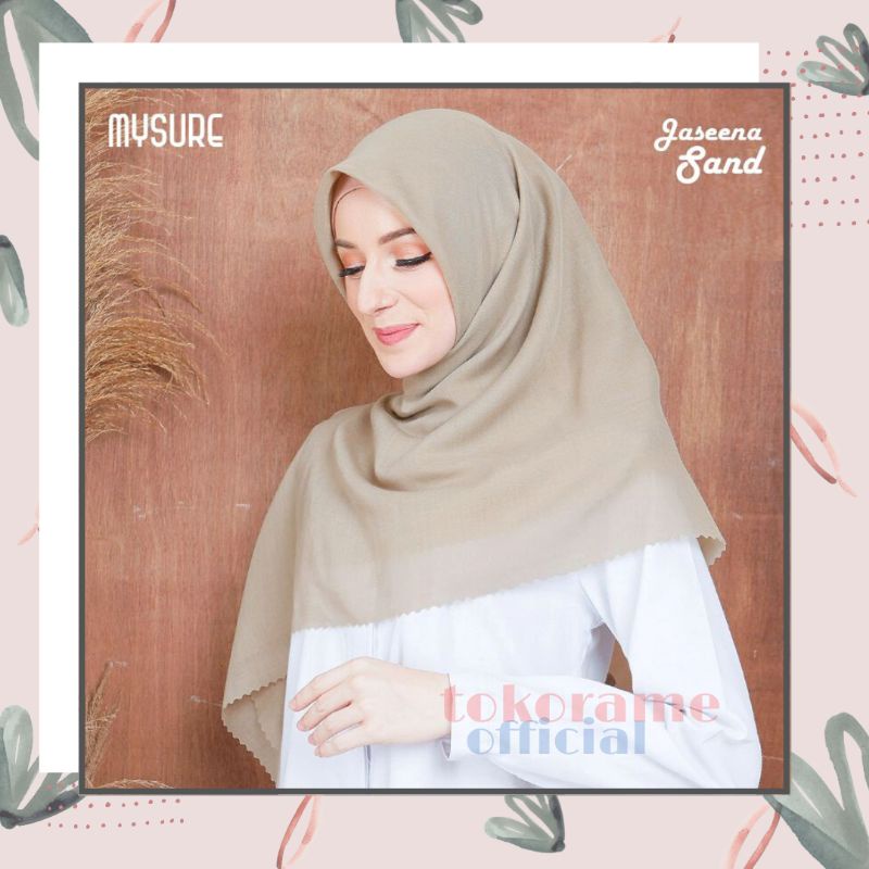 Hijab Lasercut Jaseena Square Original Products By Mysure | Shopee ...