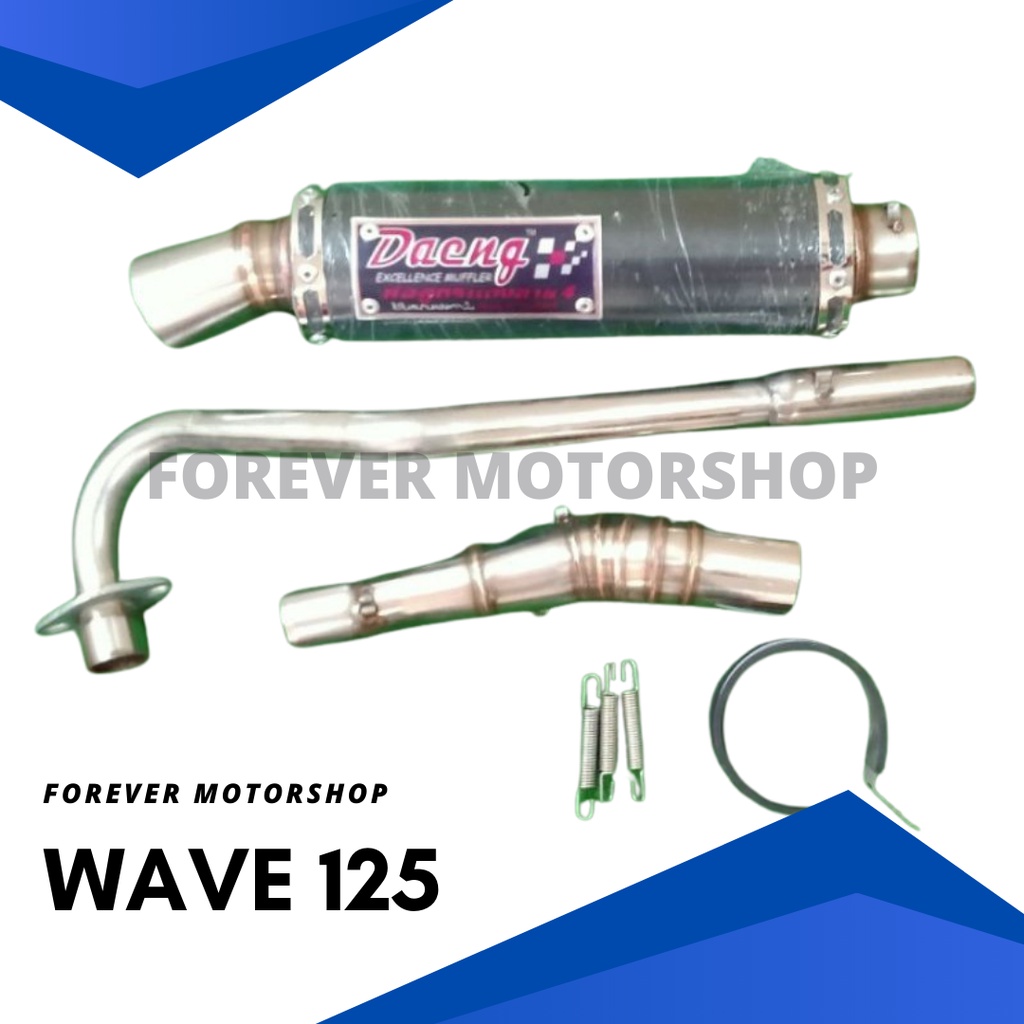 DAENG PIPE FOR WAVE 125 / XRM 125/RS125/RS125 FI/RAIDER J115 FI/ WAVE ...
