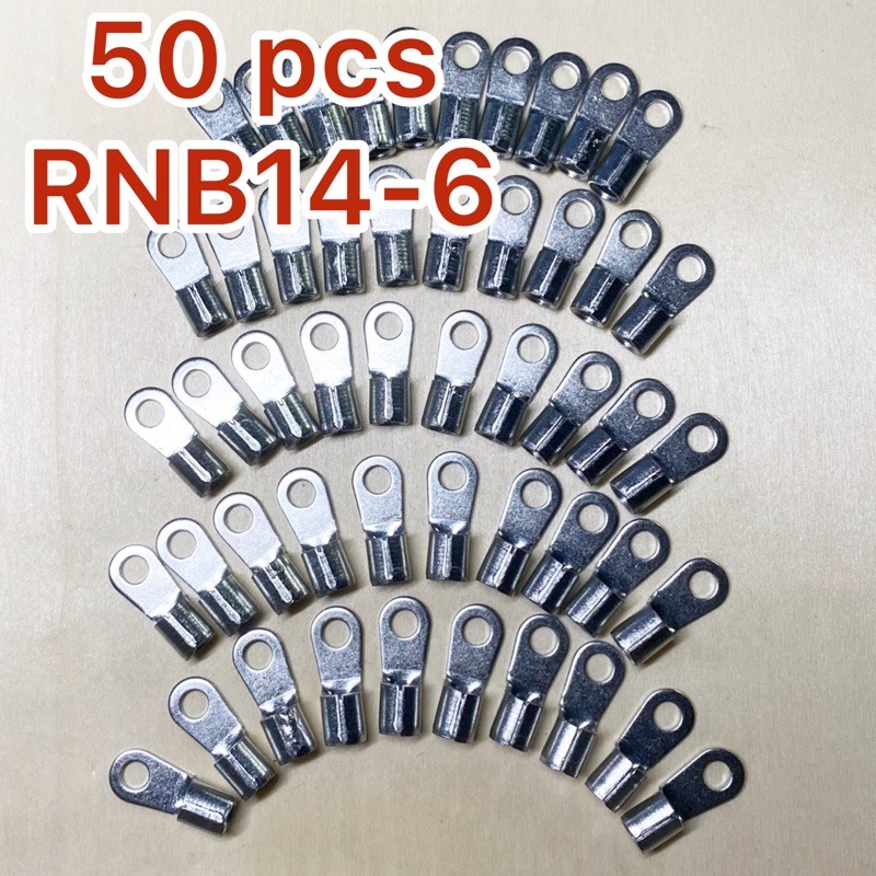 14mm2 ( AWG#6 ) Round Non-Insulated Terminal Lugs | Shopee Philippines