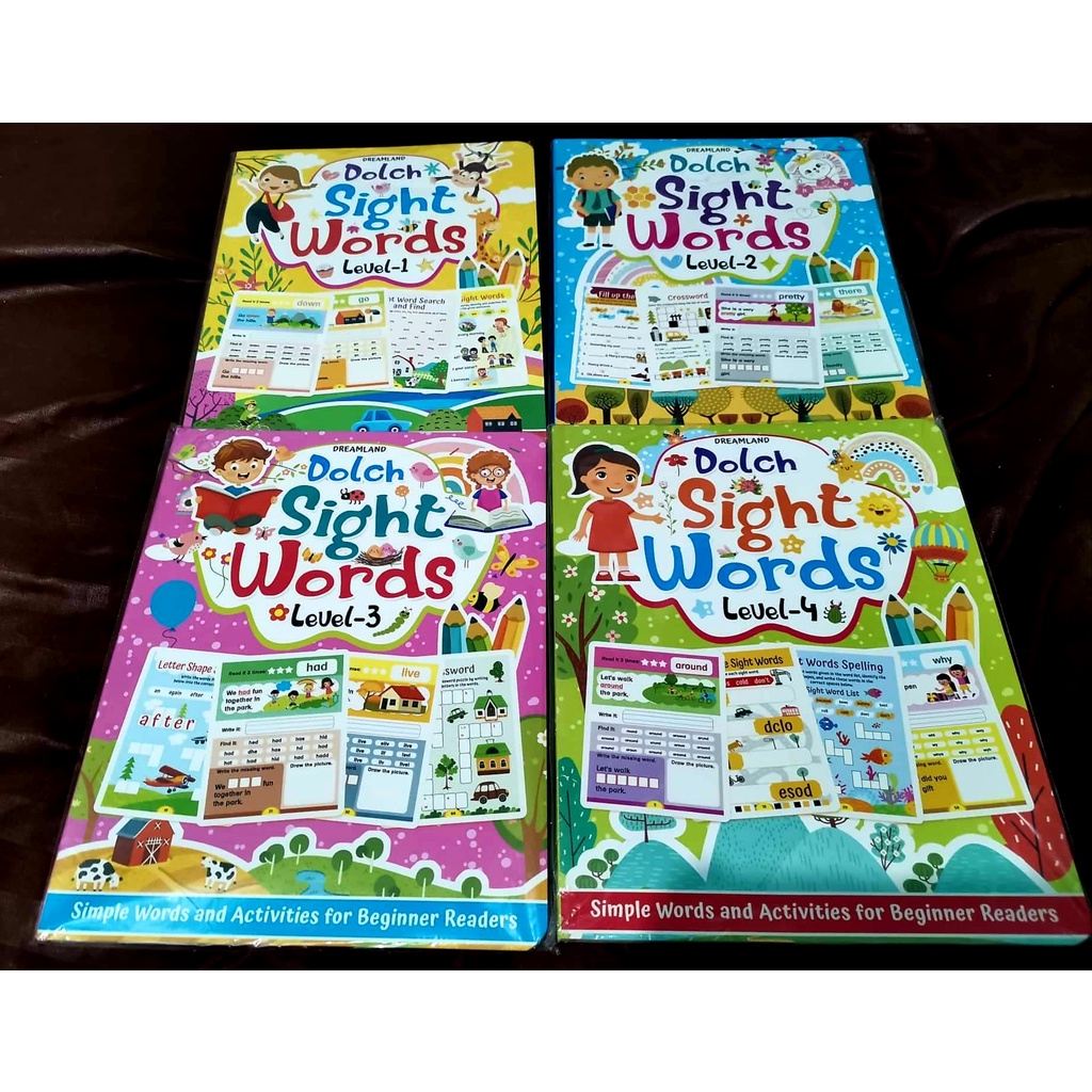 Dolch Sight Words Level 1-4 | Shopee Philippines