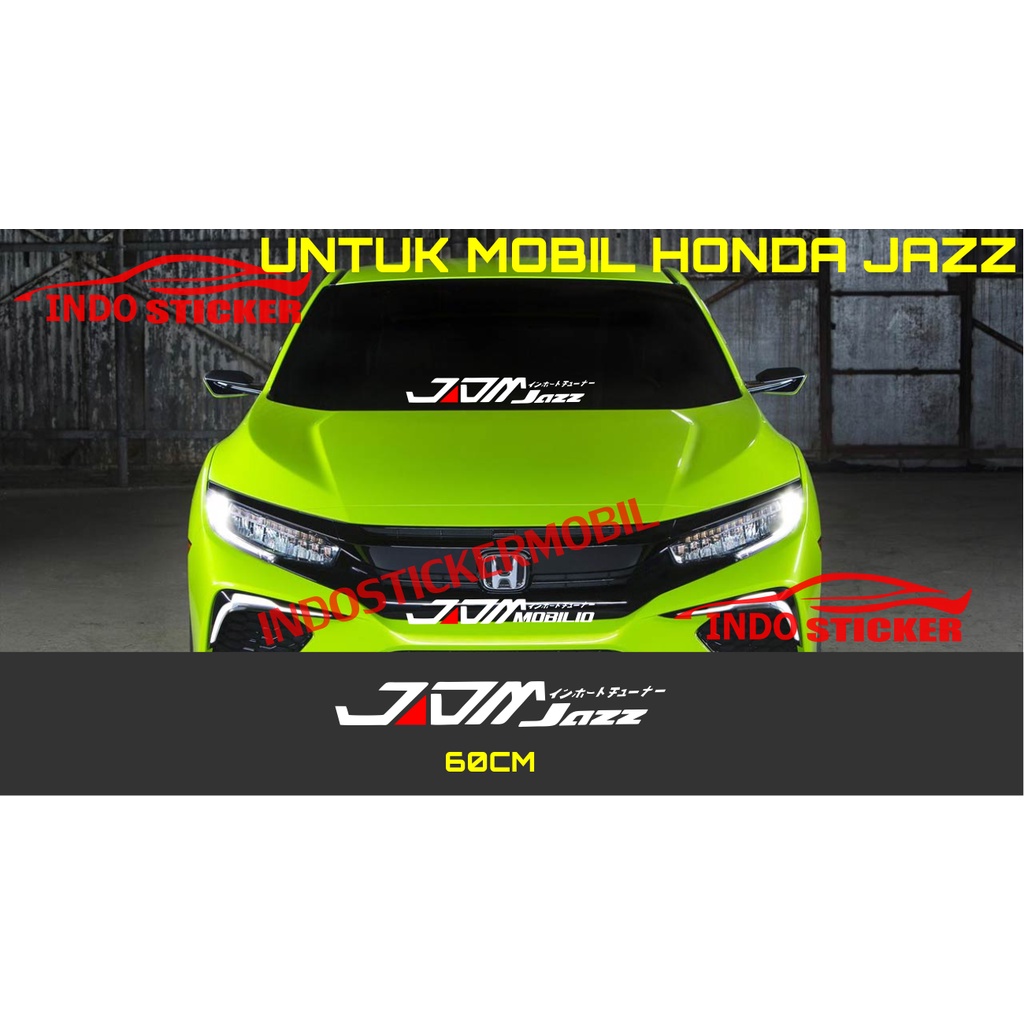 Honda JAZZ Car STICKER HONDA JAZZ Car Glass STICKER HONDA JAZZ JDM ...