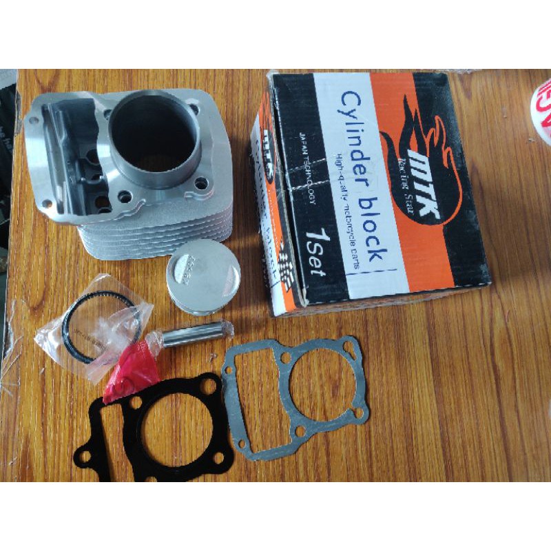 Honda tmx 155 cylinder block piston set standard complete | Shopee ...