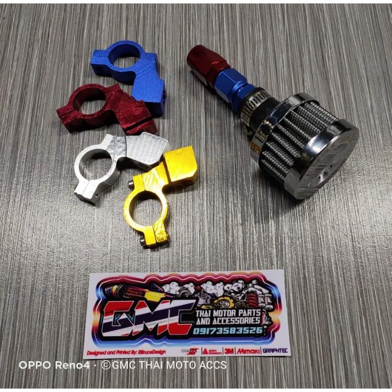 RAD FILTER SET ASSEMBLY 42MM/12MM OR BREATHER ONLY (RAIDER 150 FI OR ...