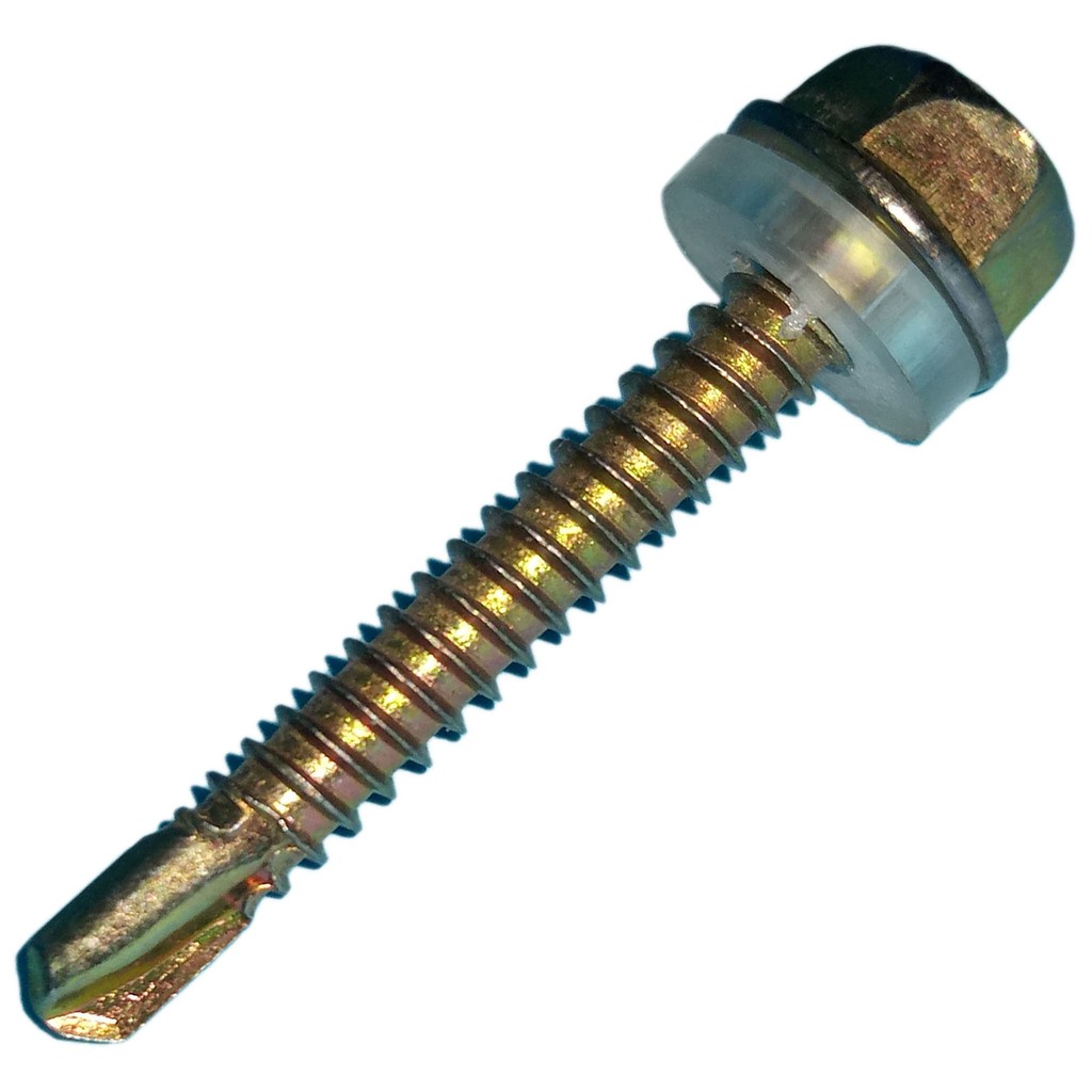 (100 PCS) TEKSCREW #12 X 55MM FOR METAL