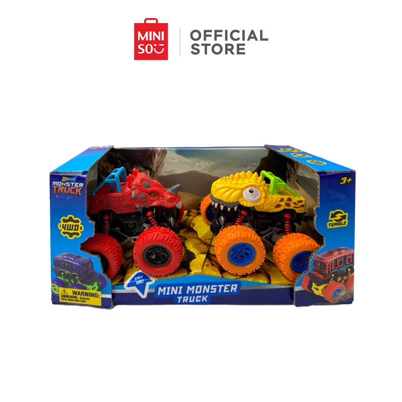 MINISO 10U Dino Series Inertial Cars 2 Pack Tyrannosaurus | Shopee ...