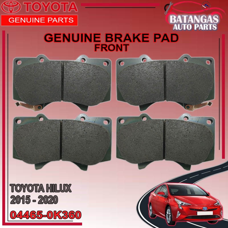 TOYOTA GENUINE BRAKE PAD for Toyota Hilux 1GD/2GD 2015 - 2020 (FRONT ...