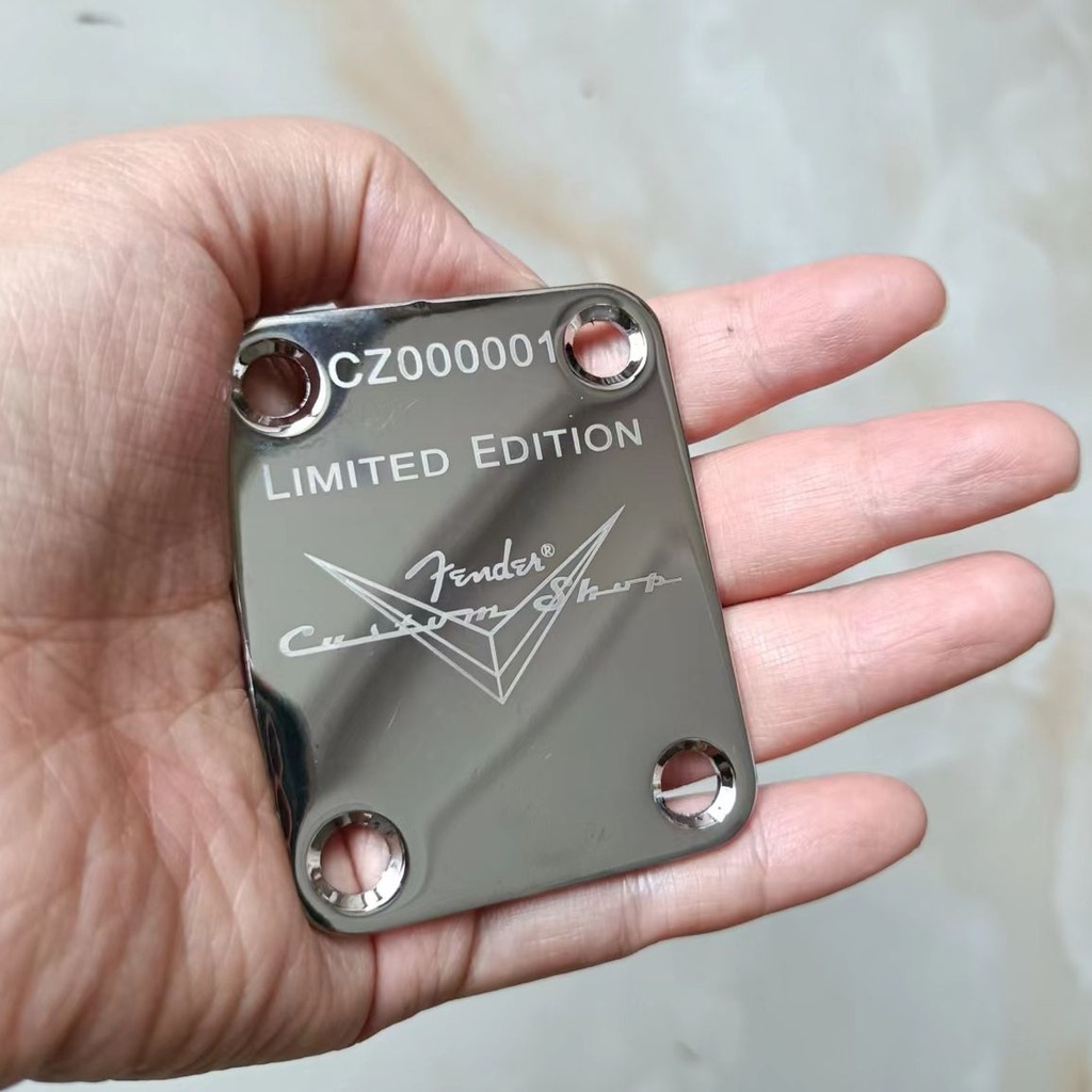 HR-Limited Edition Custom Shop Guitar Neck Plate For Fender ST TL ...