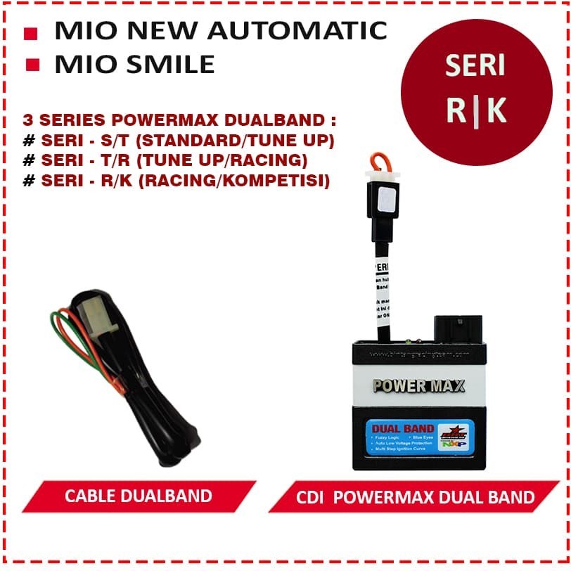 Cdi BRT Powermax Dualband Yamaha Mio New/Mio Smile Type ST/TR/RK ...
