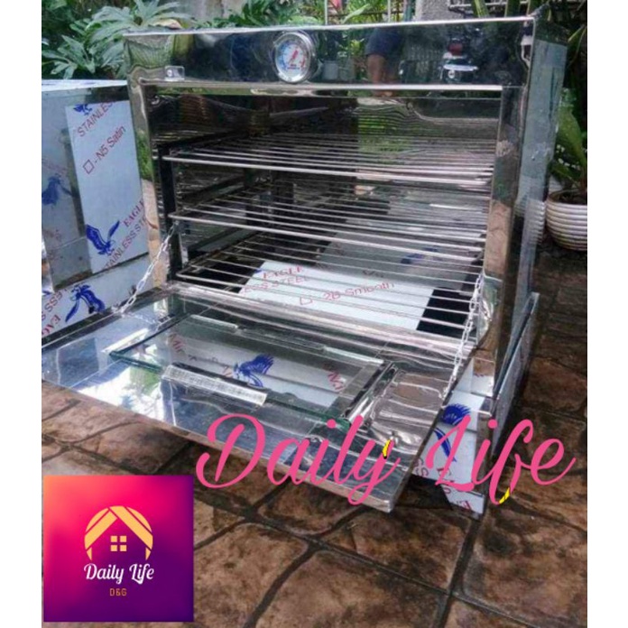 Stainless Gas Type Oven 2,3 & 4 Layers 14x18 inner size | Shopee ...
