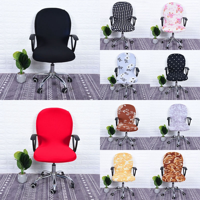 Elastic Armchair Computer Chair Cover Stretch Spandex Office Chair ...
