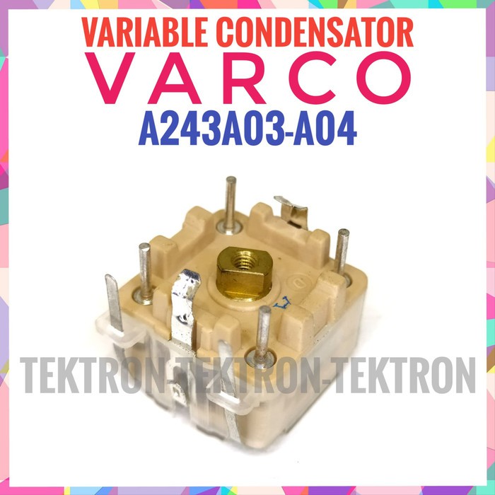 Varco Variable Conductor Capacitor A243A03-A04 Radio AM FM | Shopee ...
