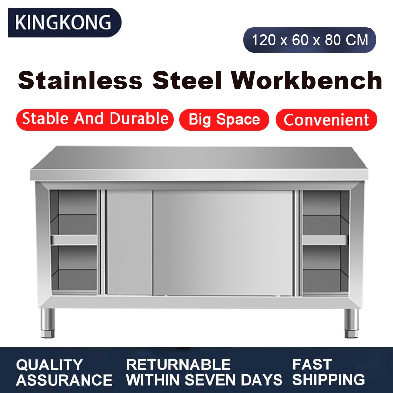 Kingkong Kitchen stainless steel workbench 1.2M stainless steel ...