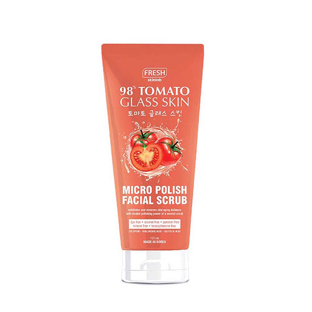 Fresh Skinlab Tomato Glass Skin Micro Polish Facial Scrub (100 ml ...