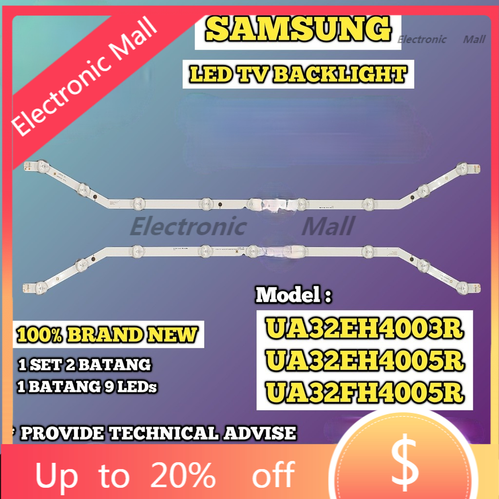 Samsung tv backlight strip UA32EH4003R / UA32EH4005R / UA32FH4005R SAMSUNG 32 INCH LED TV ...