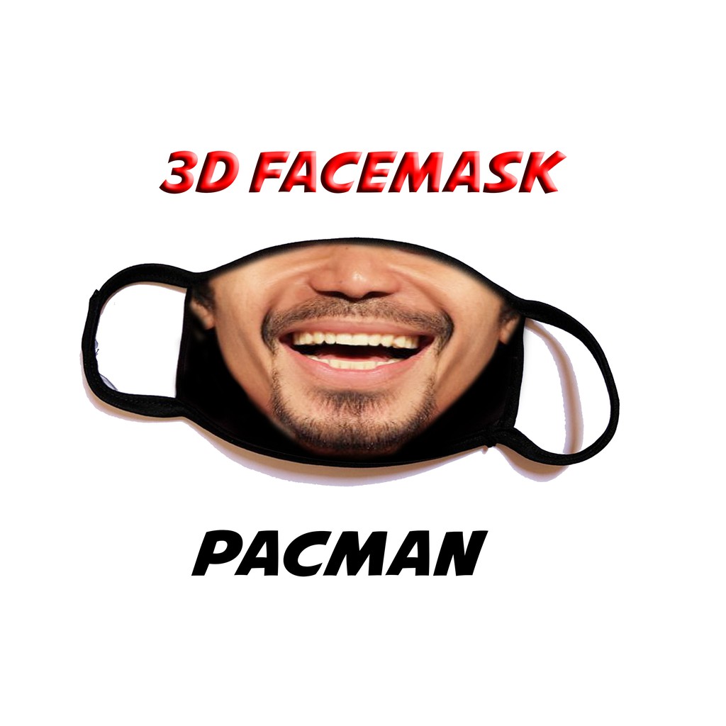 NEW MANNY PACQUIAO1 3D CELEBRITY Washable Cloth FACE MASK | Shopee ...