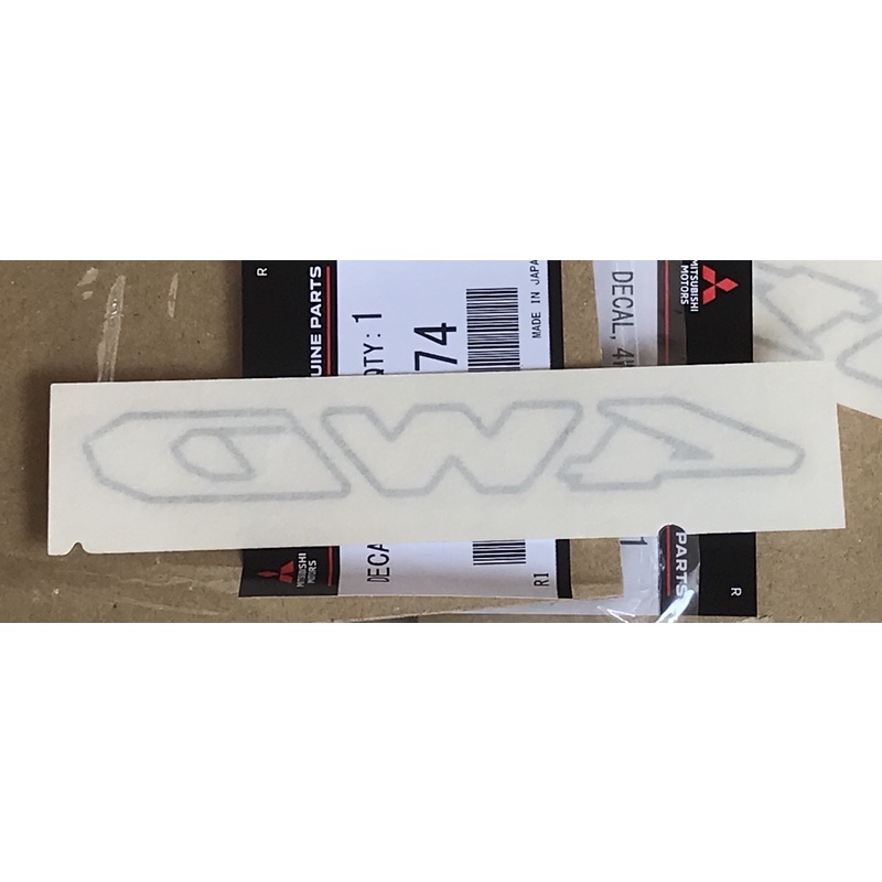 awd sticker label original mitsubishi lancer evolution 4-6 | Shopee ...